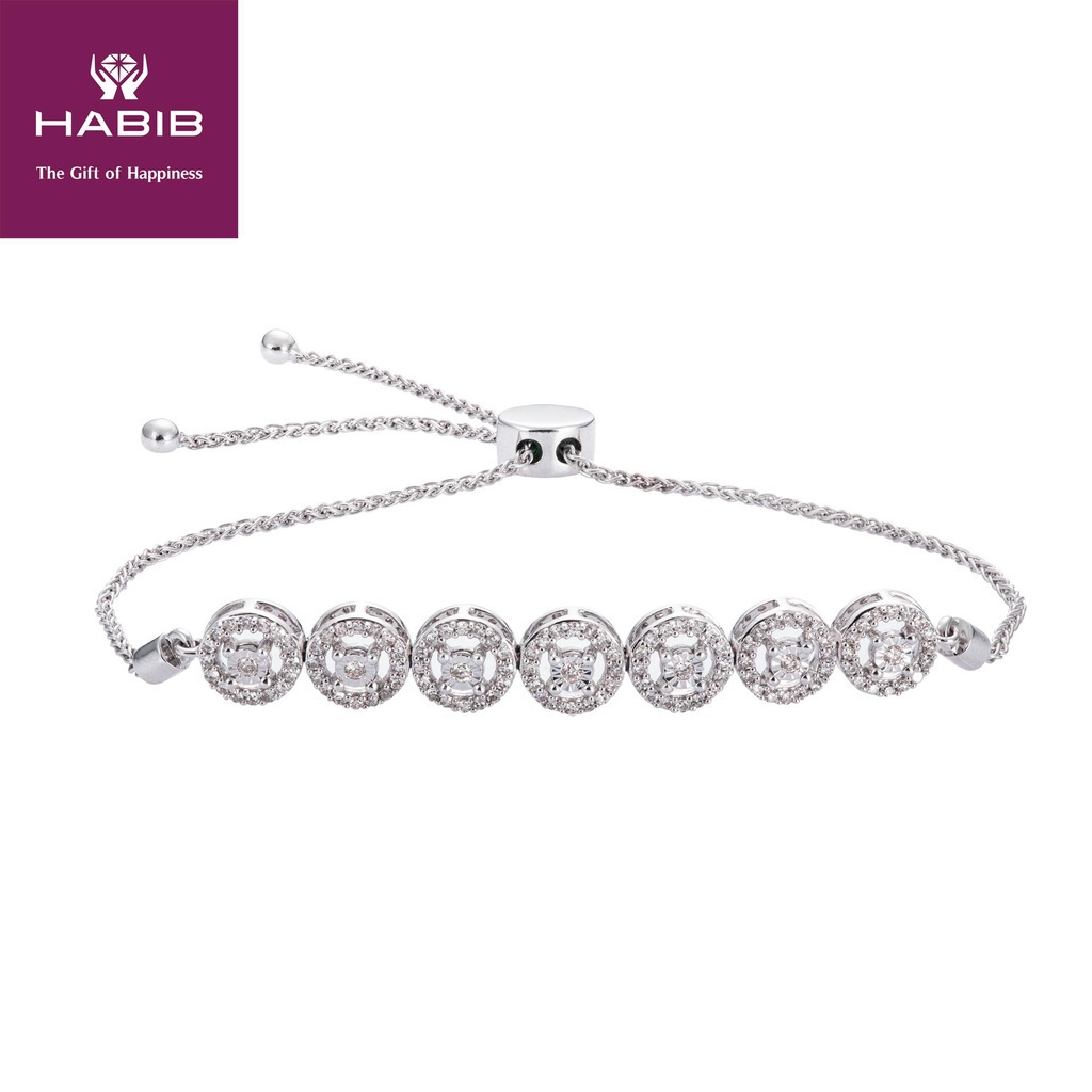 HABIB Anna Marie Diamond Bolo Bracelet | Shopee Malaysia