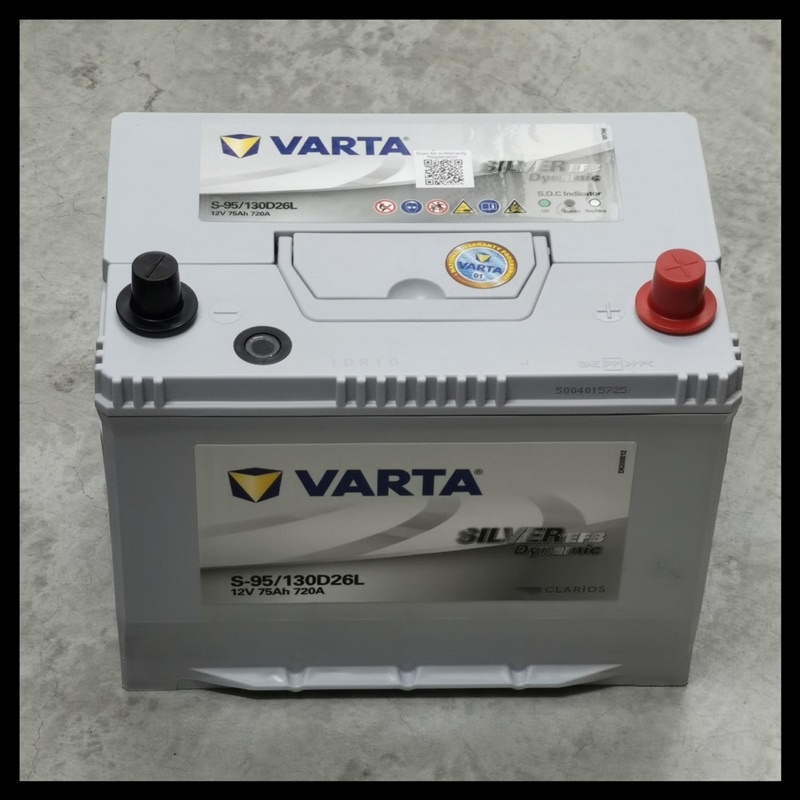 VARTA SILVER S95 130D26L EFB BATTERY TOYOTA VELLFIRE NISSAN SERENA HYBRID NS70 NS70L | Shopee ...