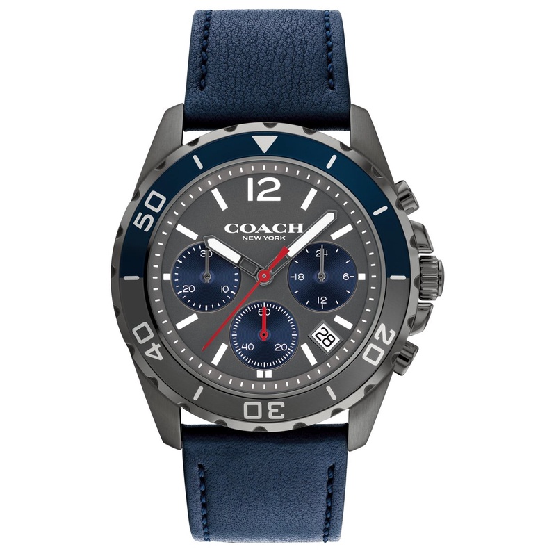 [Original] Coach Men Watch Leather Strap Chronograph Quartz 14602070 ...
