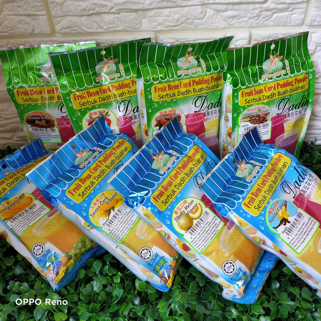 HAPPY GRASS SERBUK DADIH BUAH-BUAHAN / FRUIT BEAN CURD PUDDING POWDER ...