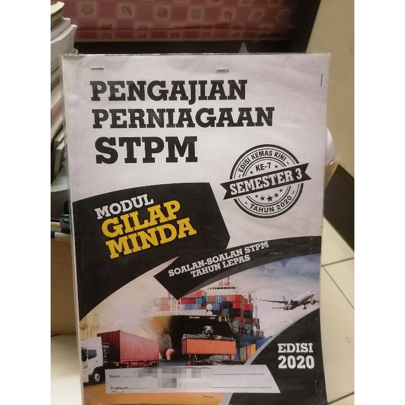 MODUL GILAP MINDA stpm PENGAJIAN PERNIAGAAN semester 3 | Shopee Malaysia