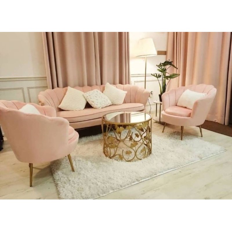 FREE DELIVERY SHELL MERMAID SOFA SET Nordic light luxury single sofa ...