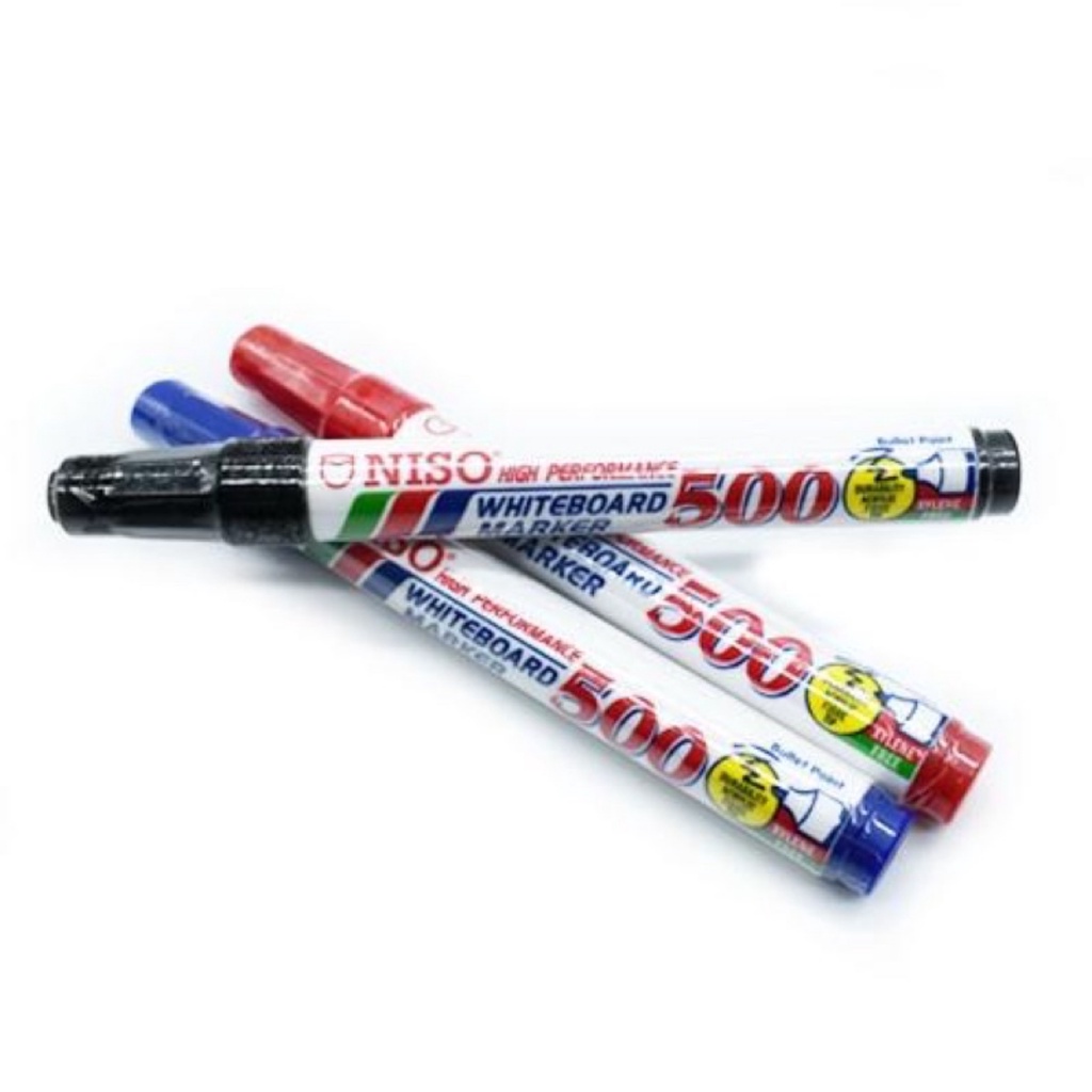 Niso Whiteboard Marker Pen 500 Fine Tip (1pcs) Pen Penanda Faster ...