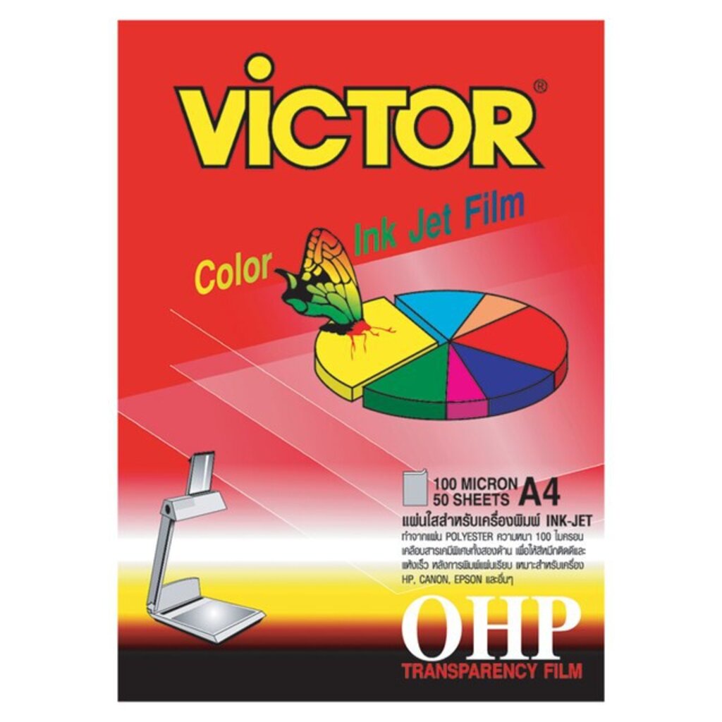 Victor INK-JET 100 Micron A4 Clear Sheet (50'S/Pack) | Shopee Malaysia
