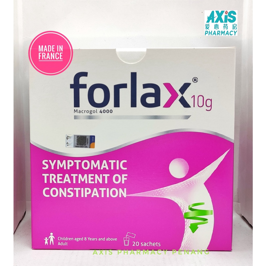 Forlax Macrogol 4000 10G Powder For Oral Solution 20 sachets Exp:03/ ...