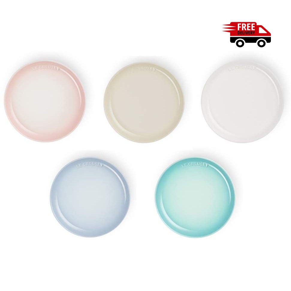 [RM610 after 10% cashback off] LE CREUSET Pastel Rainbow Sphere Plate ...