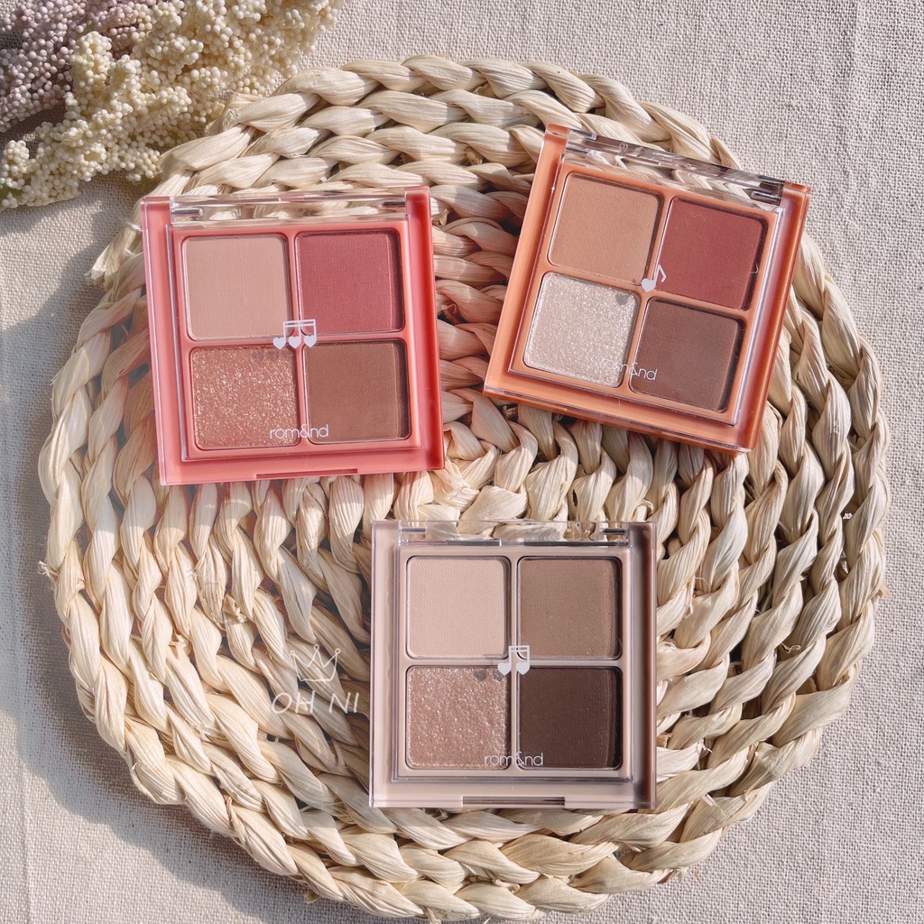 Rom & nd Secret Garden Ten Color Eyeshadow Palette Four Compartment ...