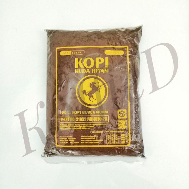HITAM Original East Java Robusta Coffee Pure Ground Coffee BLACK KUDA ...
