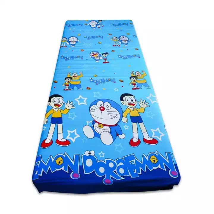 Doraemon MOTIF Foam Mattress Cover Thickness 20cm 160X200, 180X200/ANTI ...