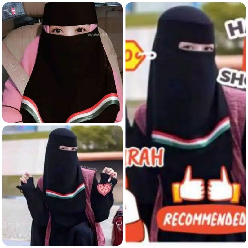 WHOLESALE NIQAB PALESTINE NIQAB BANDANA | Shopee Malaysia