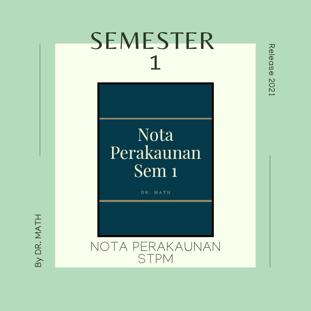 [Dr. Math] Nota Perakaunan STPM Penggal 1 e-book | Shopee Malaysia