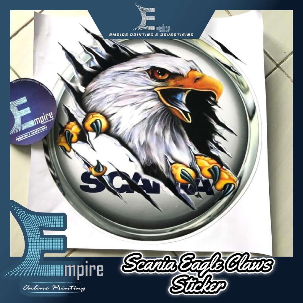 💥 Ready Stock 💥 Scania Eagle Claw Lorry Sticker | Shopee Malaysia
