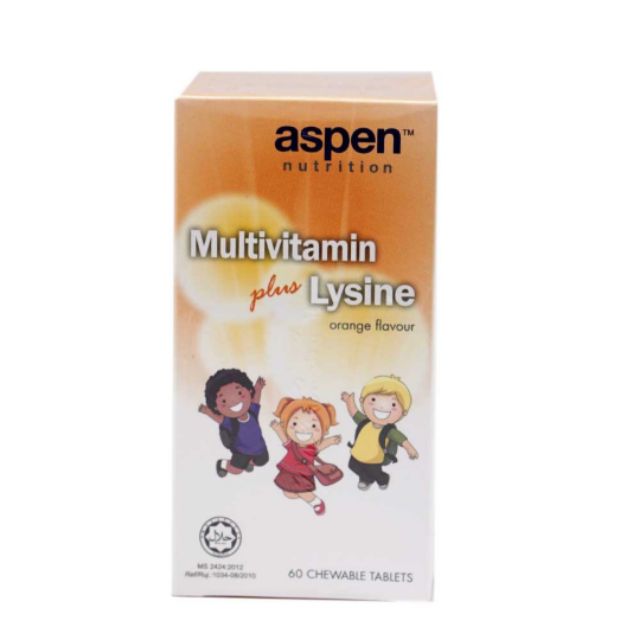 ASPEN Multivitamin Plus Lysine Tablets 60's (EXP:10/2022) | Shopee Malaysia