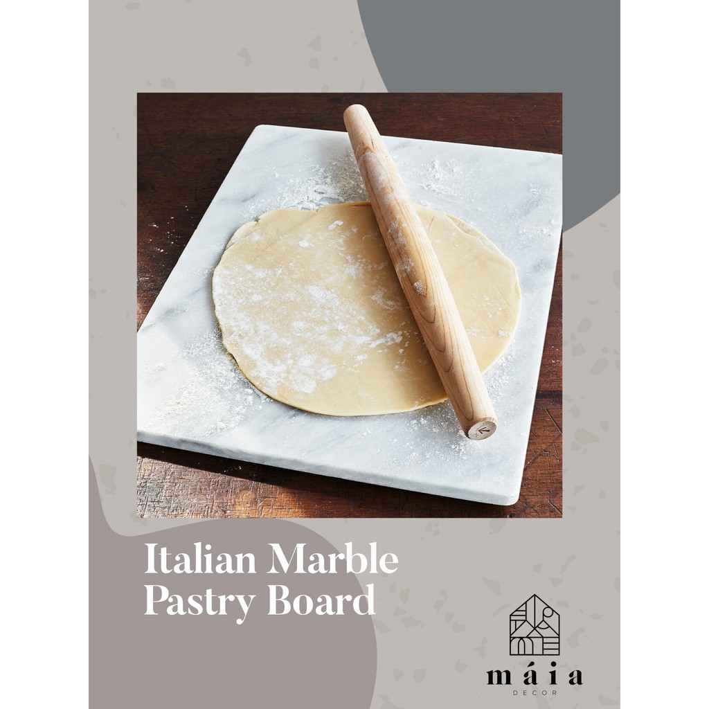 (READY STOCK) Italian Marble Pastry Board 100% Original | Shopee Malaysia