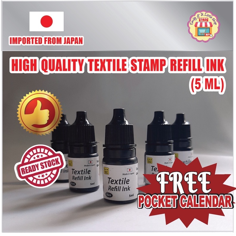 Textile Refill Ink 5ml (Black Ink) | Shopee Malaysia