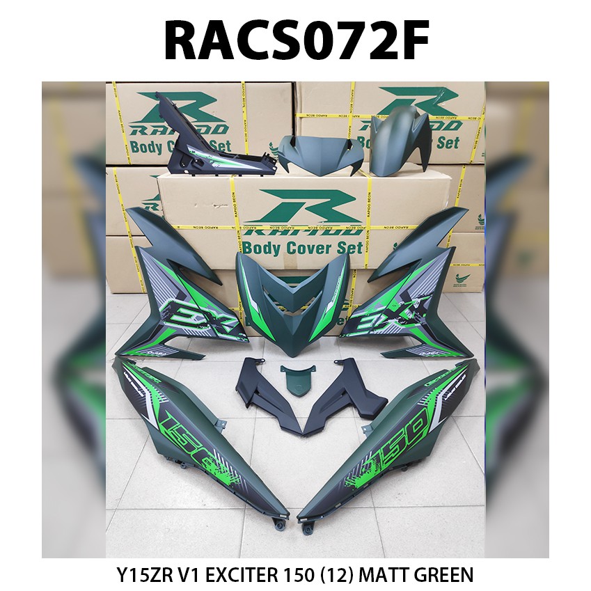 Rapido Cover Set Y15ZR V1/V2 Exciter 150 (Sticker Tanam) | Shopee Malaysia