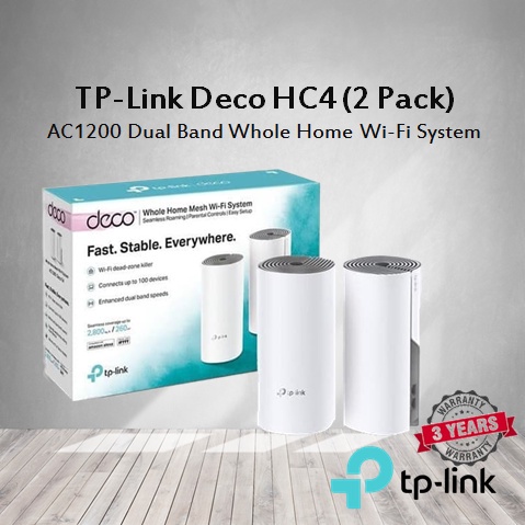 TP-Link Deco M4 / HC4 AC1200 Whole Home Mesh Wi-Fi System Support UniFi ...