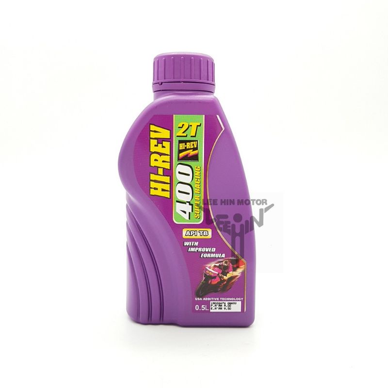100% Original** HIREV HI-REV 2T 400 Super Racing Motorcycle Oil Minyak 2T RXZ 125z 125zr dinamik ...