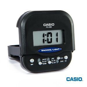 CASIO ORIGINAL DIGITAL CLOCK WAKE UP TIMER DAILY ALARM SNOOZE PQ-30B-1 ...