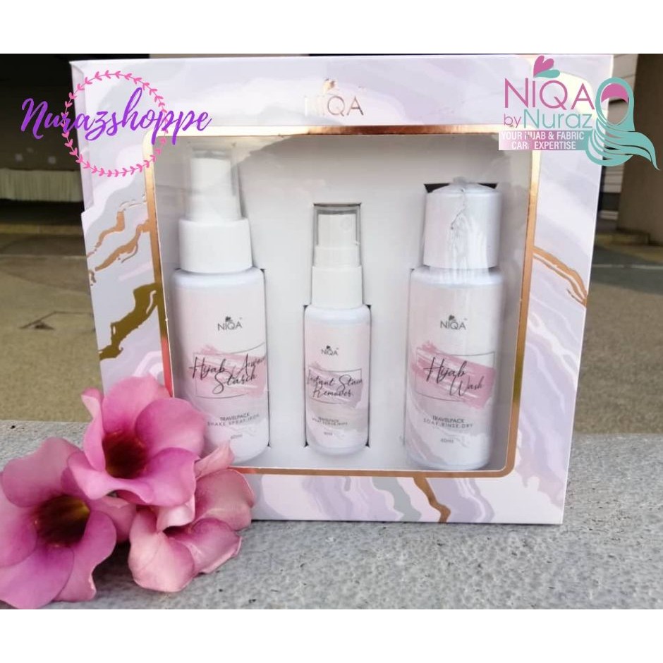 💥READY STOCK💥NIQA TRIAL PACK | Pocket Size - Hijab Wash, Hijab Starch ...