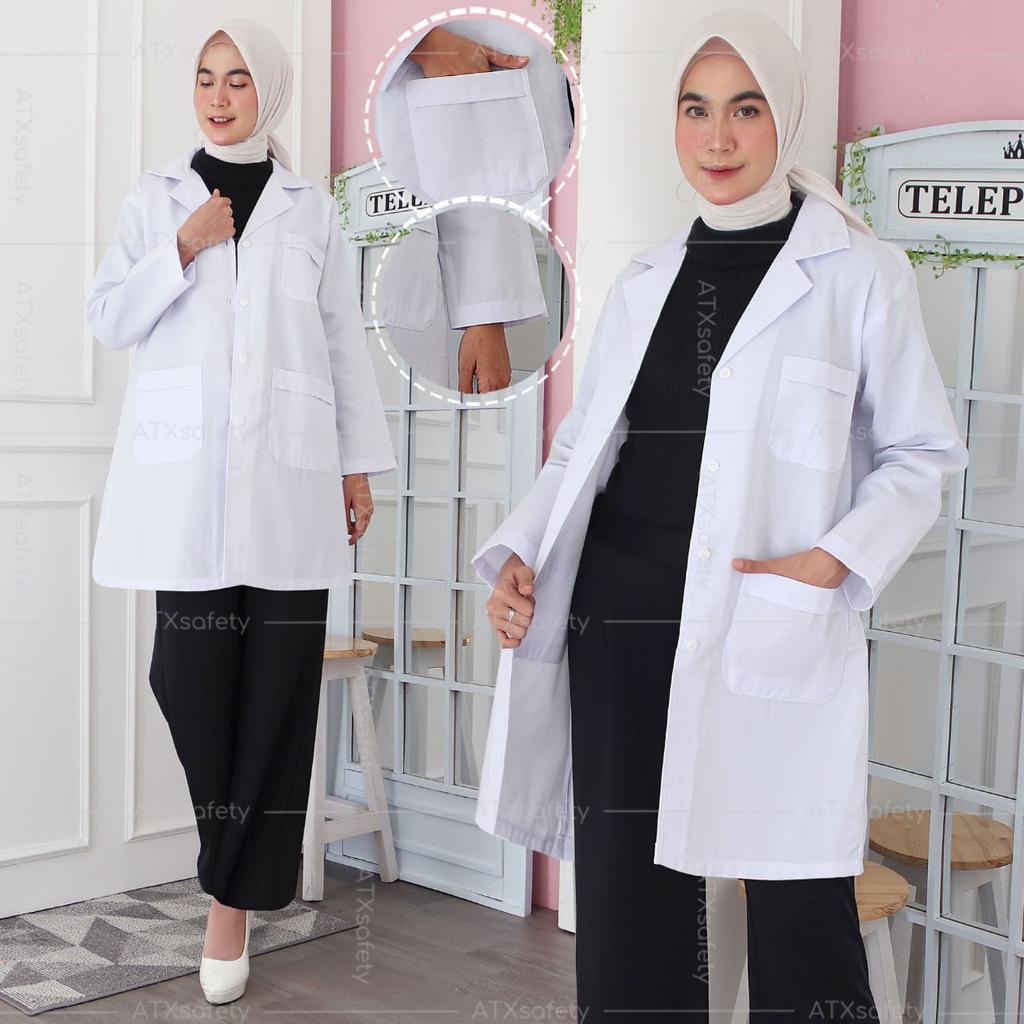 Lab Coat / Laboratory Coat / Practical Clothes / Long Sleeve Lab Coat ...