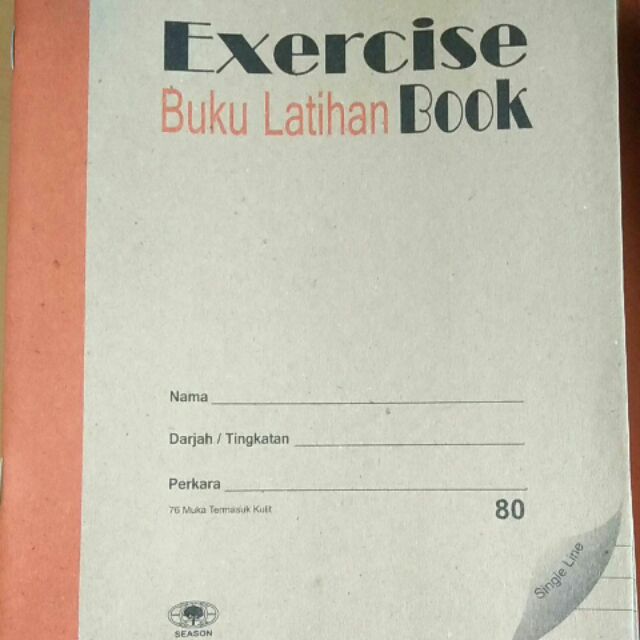 Buku Latihan Exercise Book Single Line 80' | Shopee Malaysia