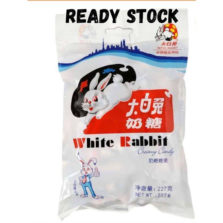 [Non halal] 大白兔奶糖108g White Rabbit Creamy Candy 108g Childhood Snack ...