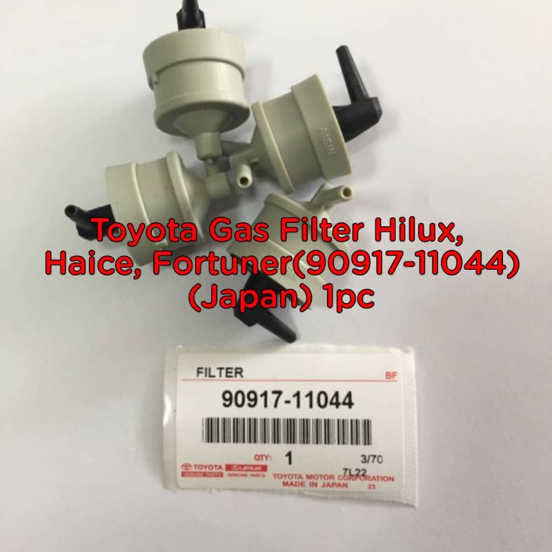 Toyota Gas Filter Hilux, Haice, Fortuner (90917-11044) (Japan) 1pc ...
