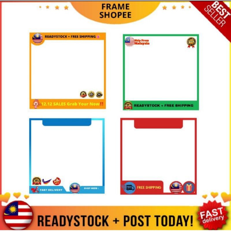 Frame shopee murah untuk diedit 100 Frame | Shopee Malaysia