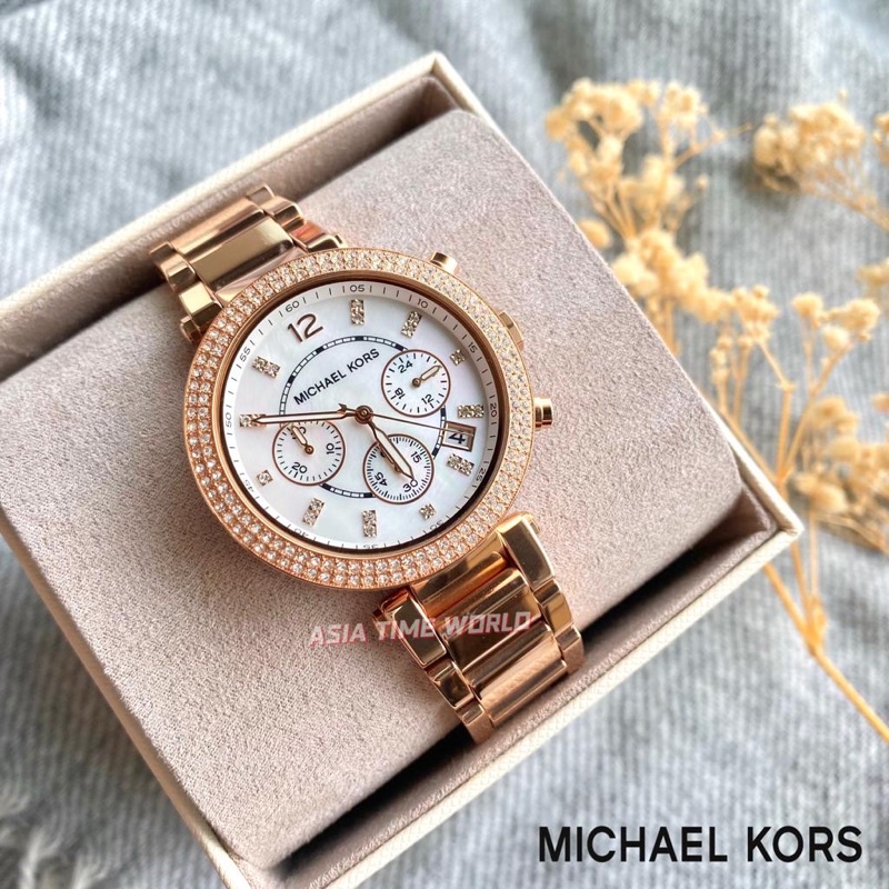 [Original] Michael Kors MK5491 Chronograph Women Watch with Rosegold ...