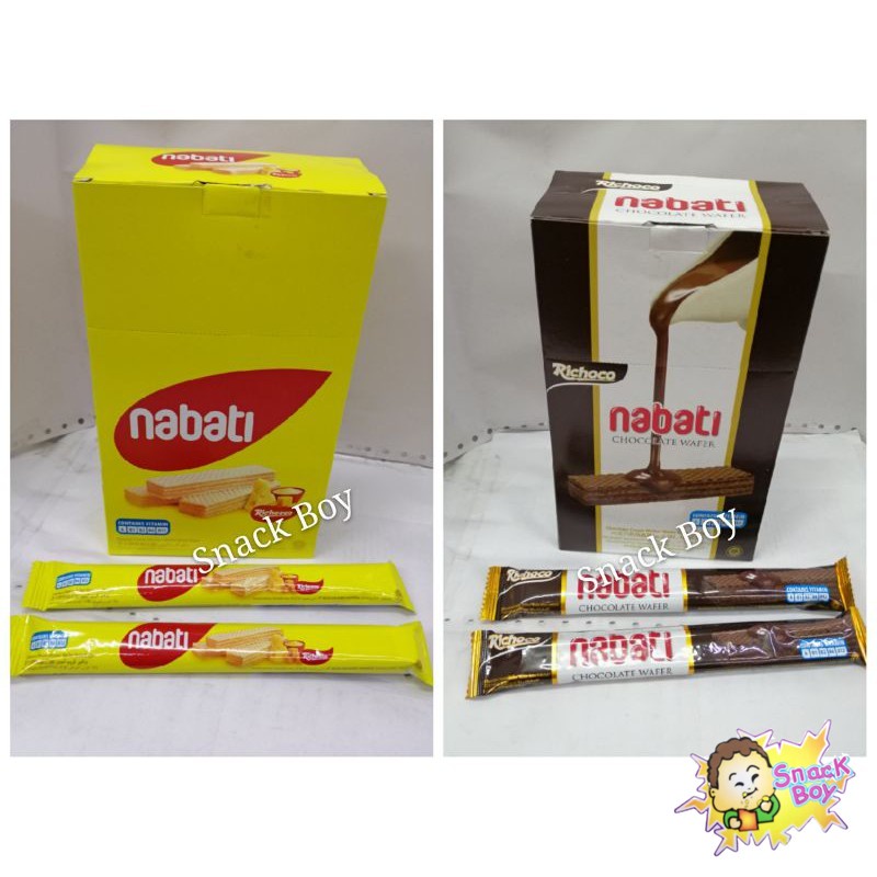 7g x 20pcs Nabati Cream Wafer [ Richeese Cheese / Richoco Chocolate ] | Shopee Malaysia