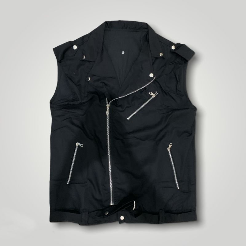 Wearpack Plain Punk Vest / Ramones Vest (Double Collar) | Shopee Malaysia
