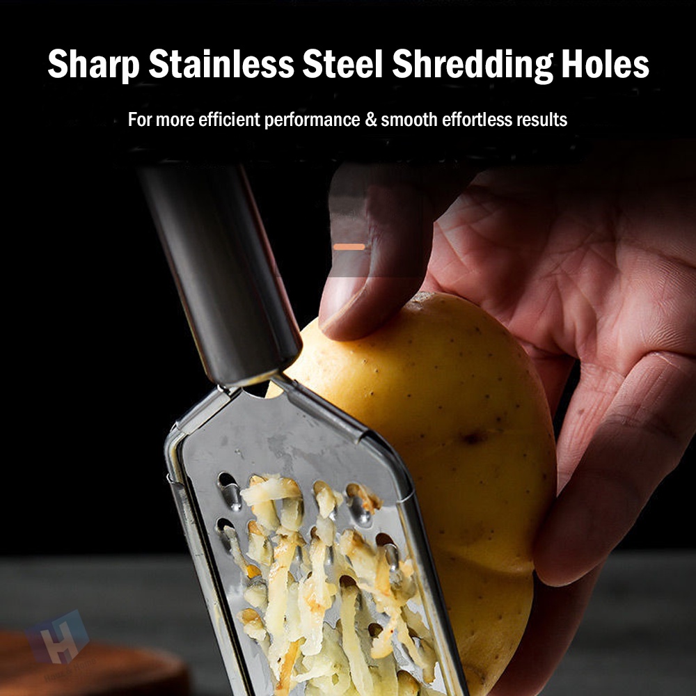 RIMEI Stainless Steel Round Handheld Food Vegetables Cheese Grater ...