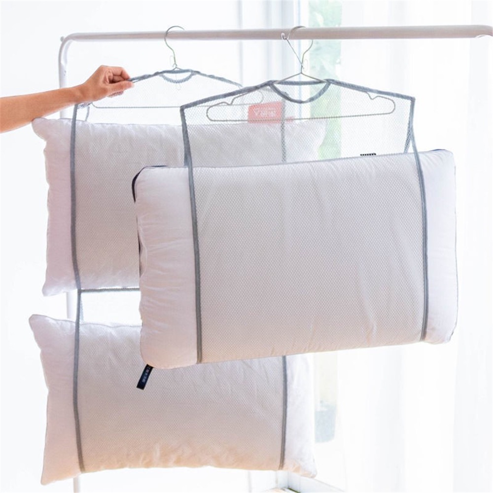 Drying Net Drying Rack Bag for Household Pillow and Pillow Clip ...