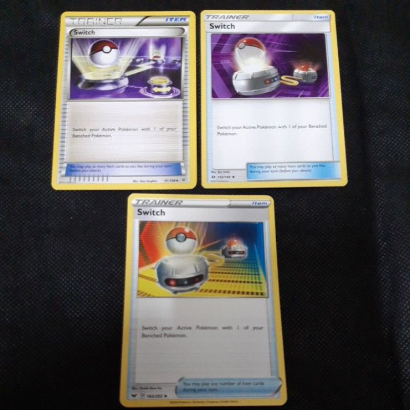 Pokemon Card TCG : Trainer: Switch (NON HOLO) 100% Original Pokemon ...