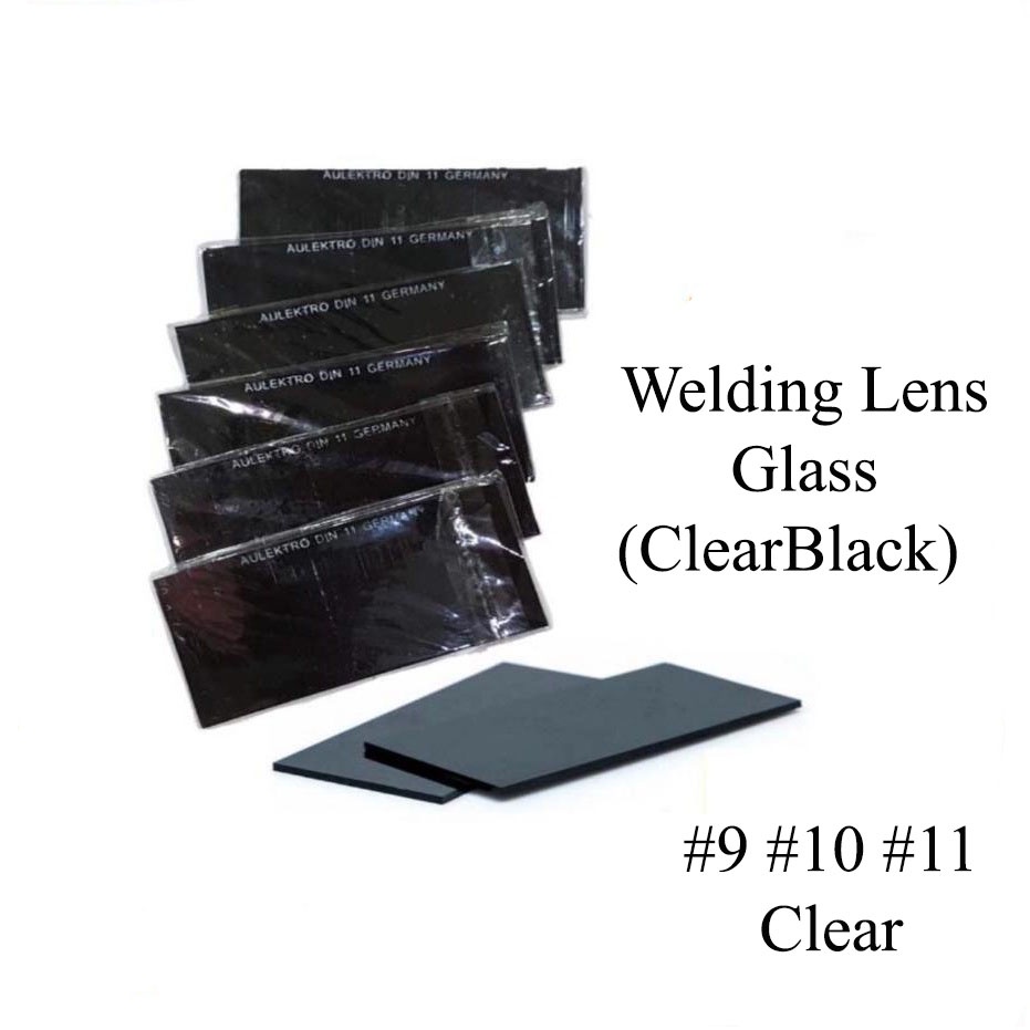[ 1 UNIT ] Welding Glass Welding Lens Glass shades (Clear/Black) / Kaca ...