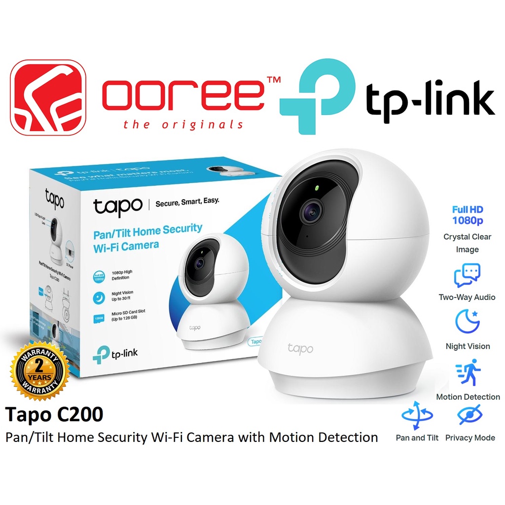 TP-LINK TAPO C200 / TAPO C210 / TAPO C225 / TAPO C220 / TAPO C211 / TC72 (PAN/TILT) HOME ...