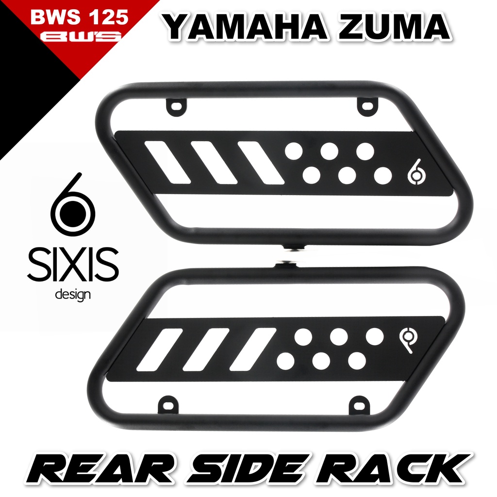 2022 Genuine YAMAHA ZUMA/BWS125 Water Cooled Rear Side Rack, Accessory ...