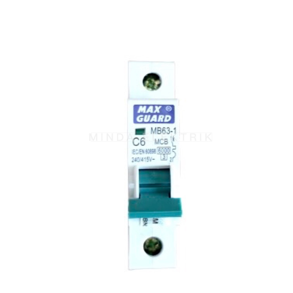 Maxguard 1Pole MCB 6ka 6A-10A-16A-20A-32A/ SIRIM Approved | Shopee Malaysia
