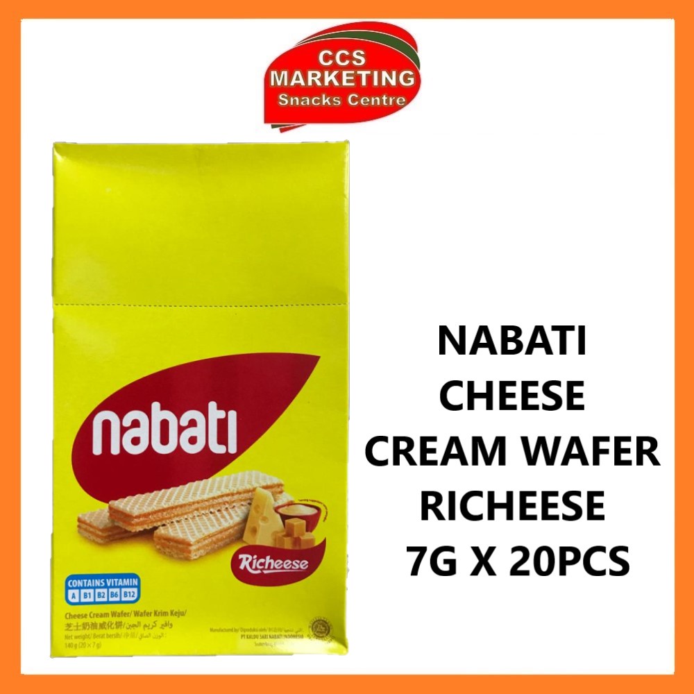 CCS Nabati Cheese Wafer Richeese ( 7g x 20pcs ) | Shopee Malaysia