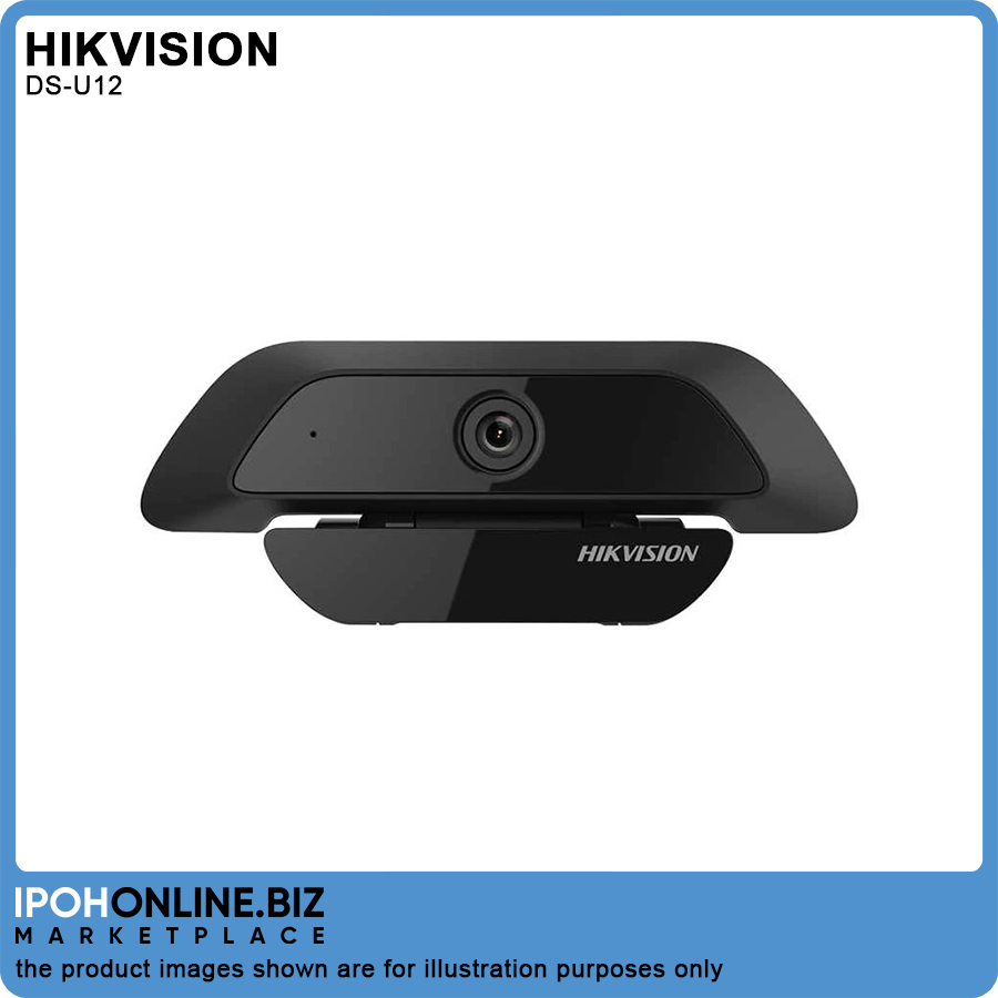 HIKVISION Webcam DS-U12 2MP 3.6mm 3D DNR 1080P HD USB Camera with Built ...