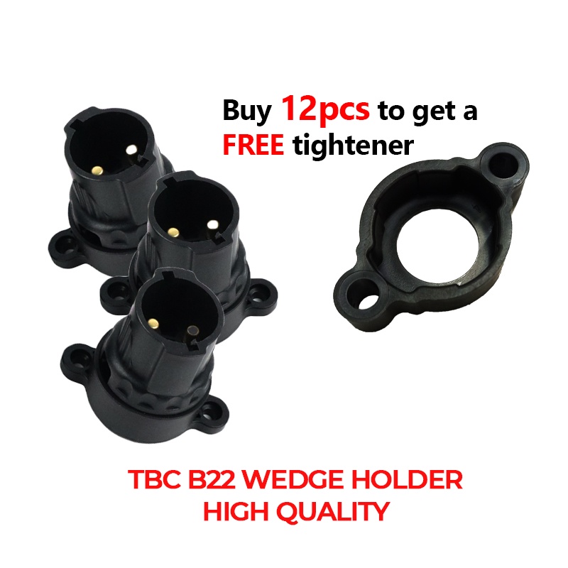 High Quality Lamp Base Bulb Holder Wedge Holder Batten Lampu PLC to E27 ...