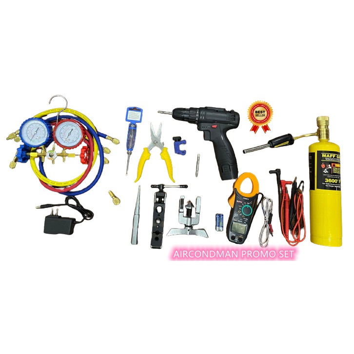 Full Set Repair Tools Promo set Aircond Spare Part Set Start New Worker ...