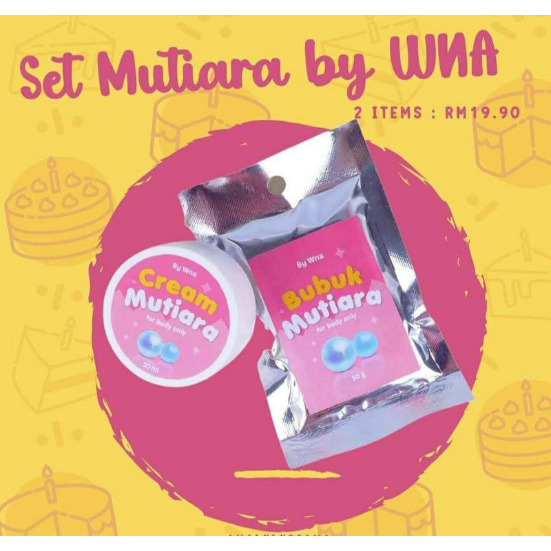 Bubuk Mutiara by WNA 💯 ORIGINAL HQ | Losyen Scrub Pencerah Badan ...