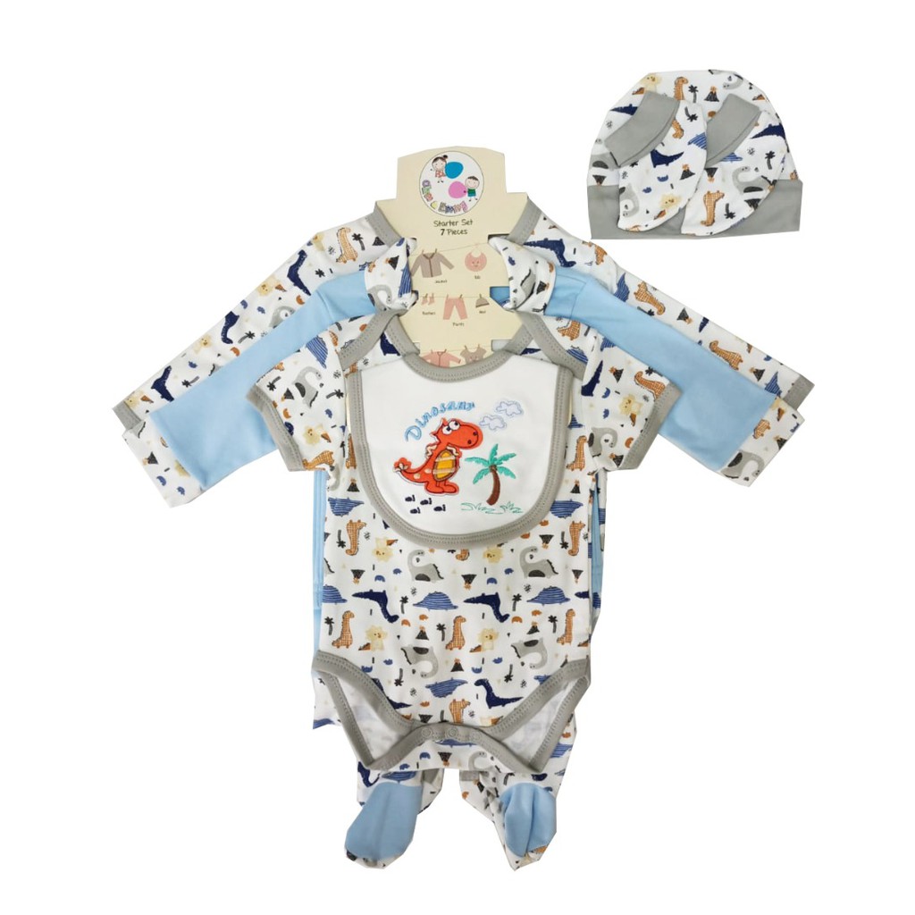 7pcs Set Baby New Born / Baby Full Moon Set - Ready Stock | Shopee Malaysia