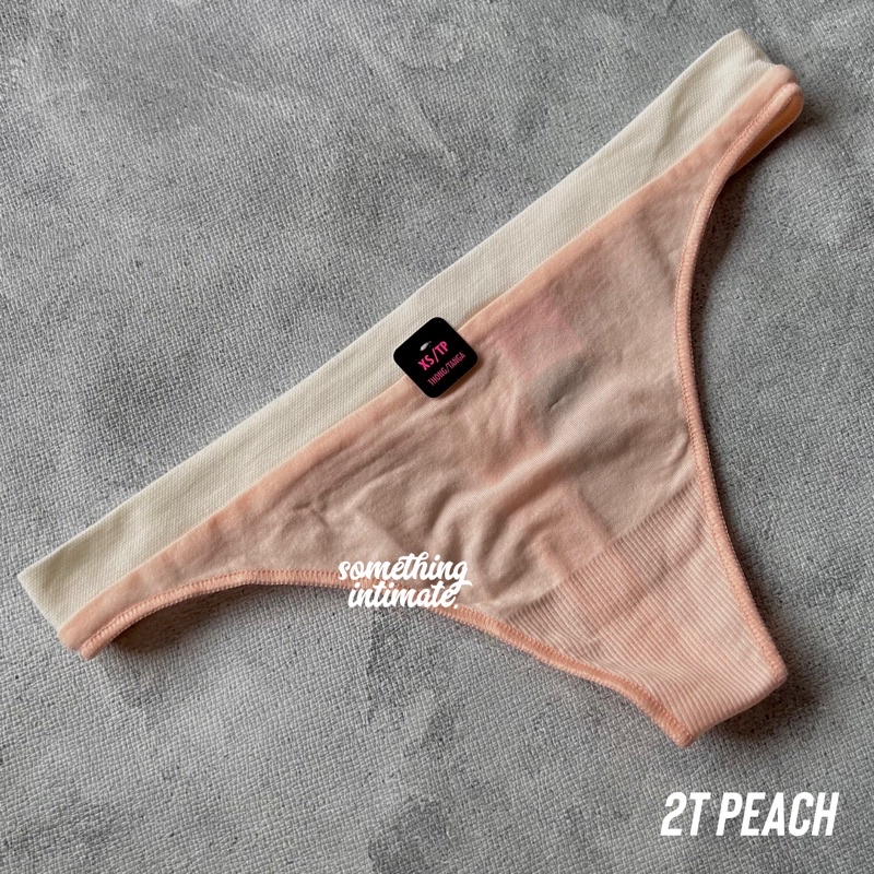 [FULLTAG] Lasenza 4 TWO TONE Seamless Ultrasoft Modal Thong Panty ...