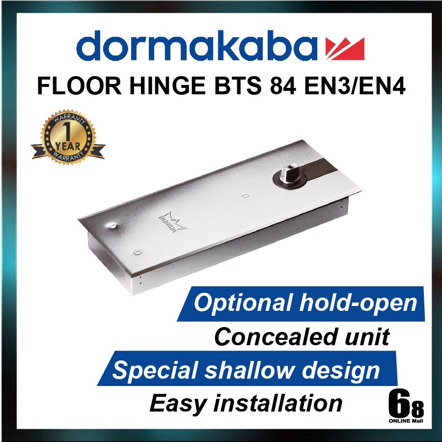 DORMA / DORMAKABA BTS 84 EN3/ EN4 BTS 60 EN3 Floor Spring Floor Hinge ...