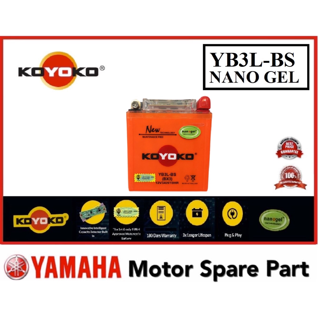 KOYOKO NANO GEL YB3L 0 SIRIM BRAND BATTERY BATERI NANO GEL G2 YB3L YB3 100% ORIGINAL KOYOKO ...