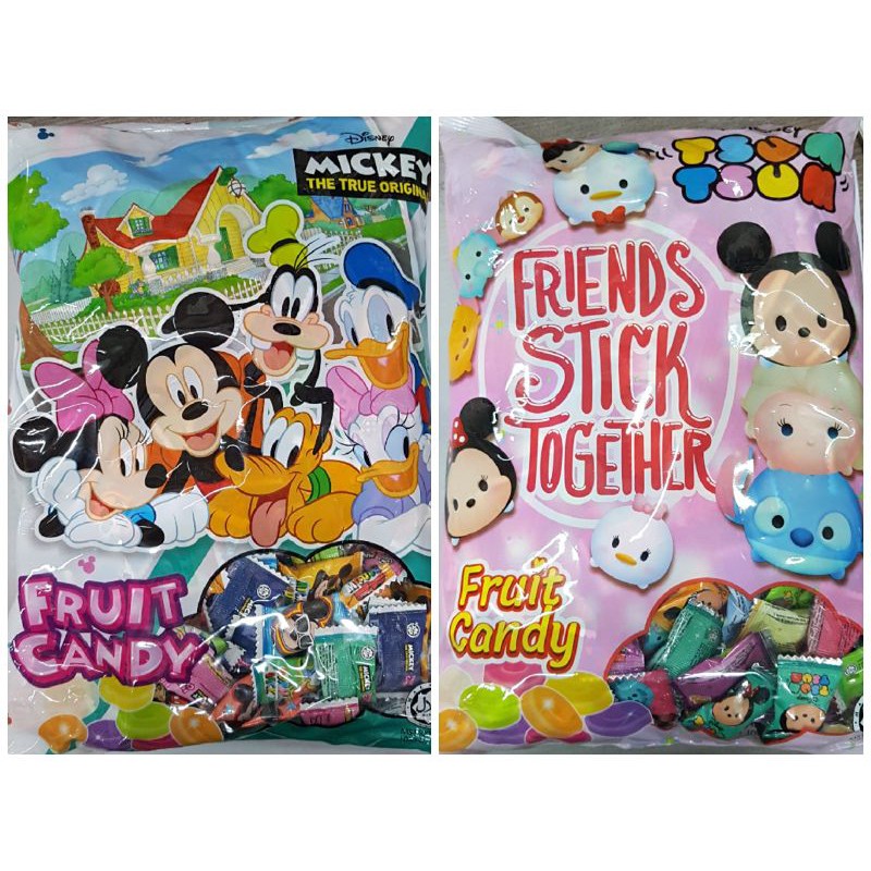 350pcs Disney Fruits Candy Mickey Cartoon Gula gula 迪士尼糖果 | Shopee Malaysia