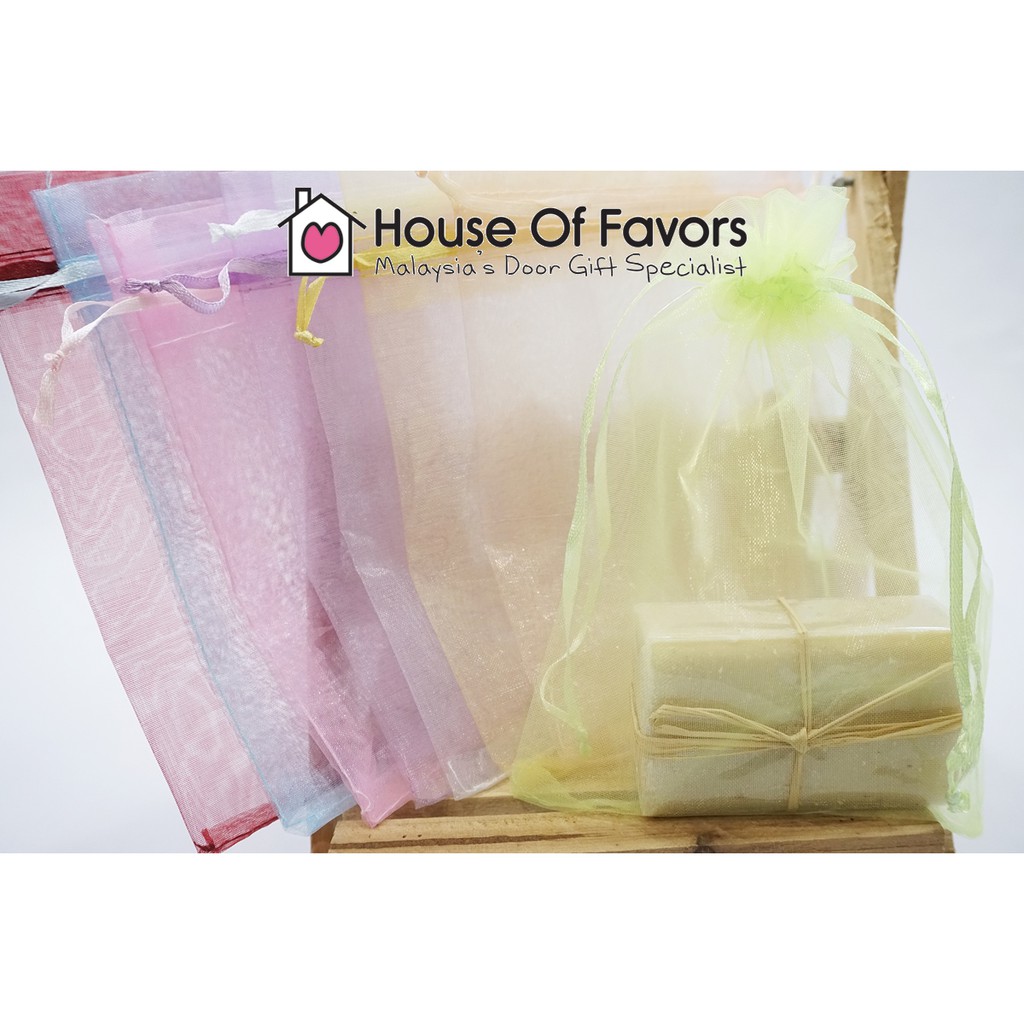 100pcs High Quality 12x17cm Organza Bags Candy Chocolate Bag, Beg ...
